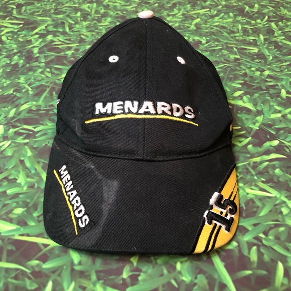 Accessories | Vintage Paul Menard Nascar Menards Hat Black Yellow ...
